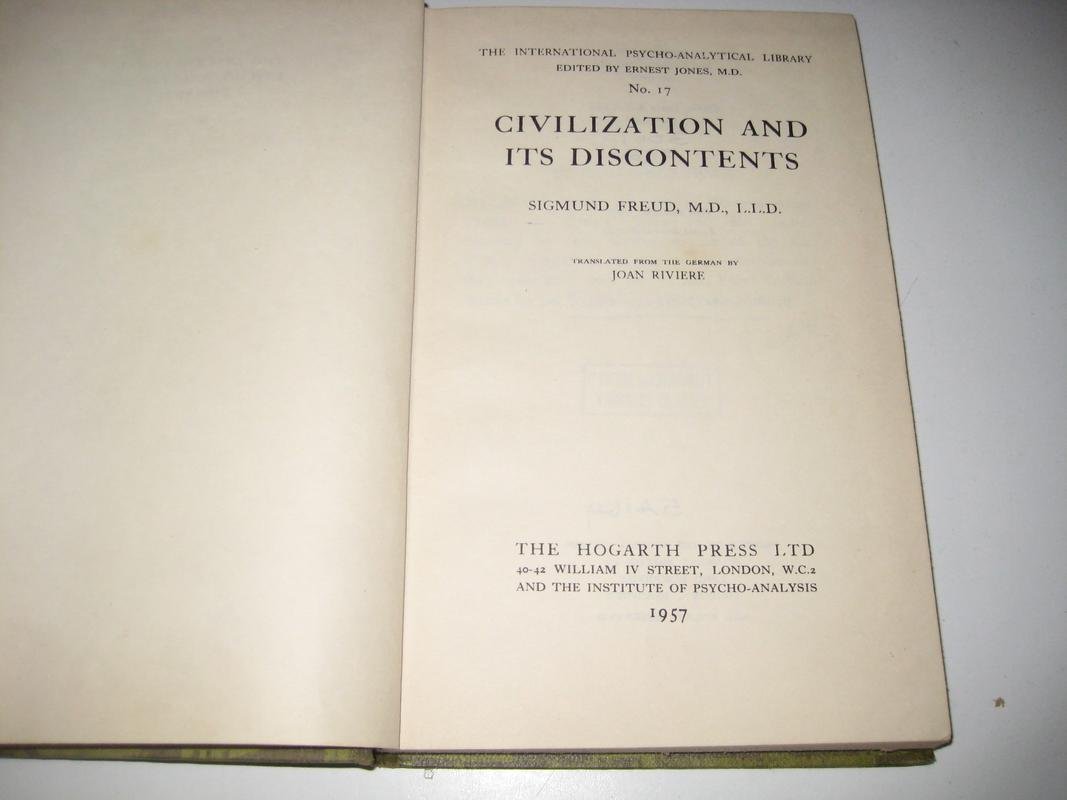 Civilization and Its Discontents: Amazon.co.uk: Freud, Sigmund ...
