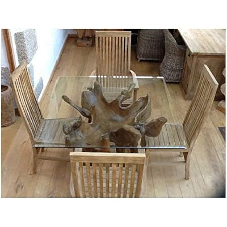 chelsea home and leisure ltd Teak Root Dining Table Rectangle 2m Rustic ...