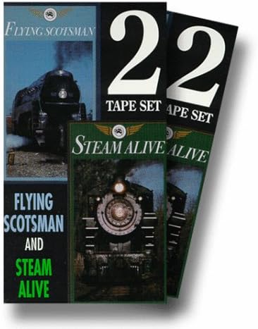 Amazon.com: Flying Scotsman and Steam Alive (2 Video Boxed Set) [VHS ...