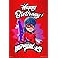 Amazon.com: Miraculous Ladybug Happy Birthday Banner Party Decoration ...