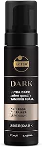 Le Tan Uber Dark Tanning Foam Ash Base 200ml: Buy Online at Best Price ...