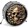 Amazon.com - VulgrCo Inch Custom Bass Drum Head Decal - Add Custom ...