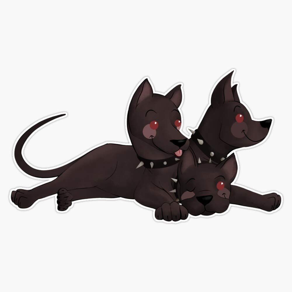 Amazon.com - Cerberus Vinyl Waterproof Sticker Decal Car Laptop Wall ...