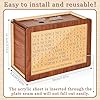 Amazon.com: Wooden Money Saving Box, Cash Vault Piggy Bank for Kids ...