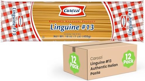 Amazon.com : Carozzi Linguine Pasta, 1 lb (454g), Box with 12 ...