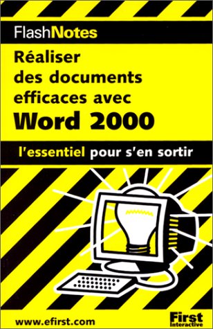 Amazon.com: FlashNotes Documents efficaces avec Word 2000: ...