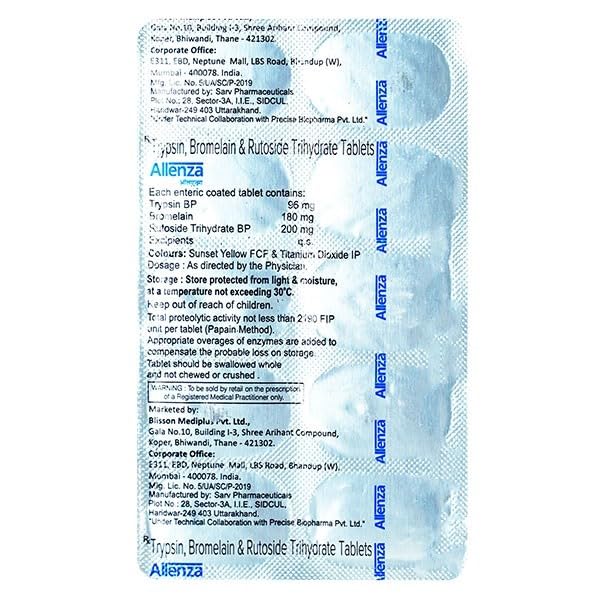 Allenza - Strip of 10 Tablets : Amazon.in: Health & Personal Care