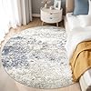 Amazon.com: DMOYEST 5ft Round Area Rug Living Room Rugs - 5x5 Washable ...