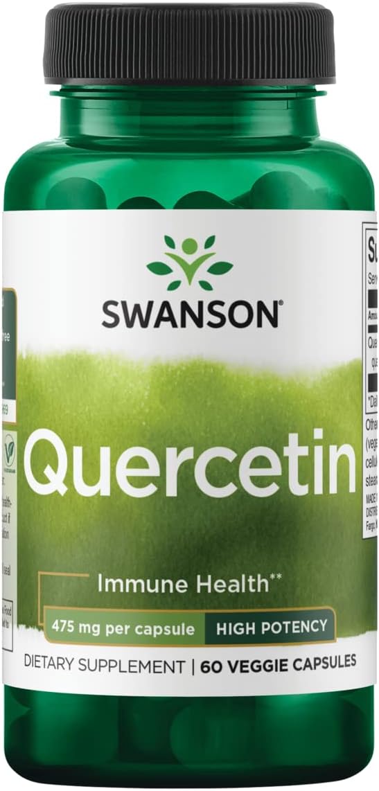 Swanson | Quercetin 475mg 60 Veggie Caps | Quercetina 475mg 60 cápsulas ...