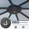 Amazon.com : COVERONICS 10FT x 10FT Patio Polycarbonate Hardtop Gazebo ...