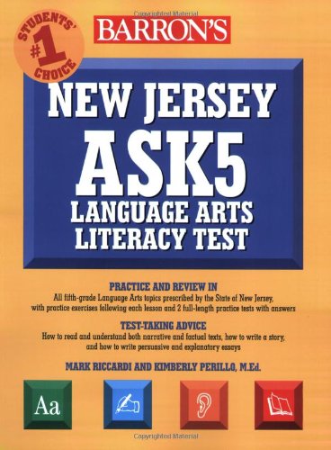 New Jersey Ask5 Language Arts Literacy Test: Riccardi M.Ed., Mark ...