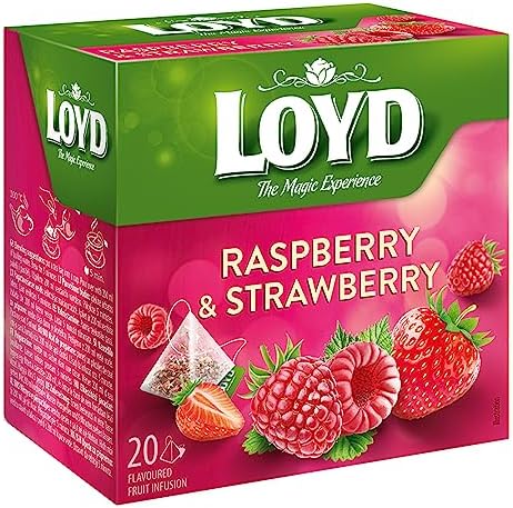 Amazon.com : Raspberry & Strawberry Flavoured Fruit Tea : Grocery Tea ...