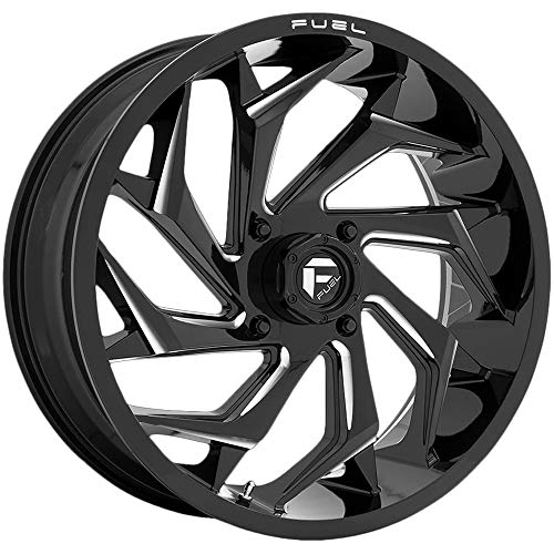 Set 4 22" Fuel D754 Reaction 22x12 Candy Red Milled 6x135 6x5.5 Wheels ...