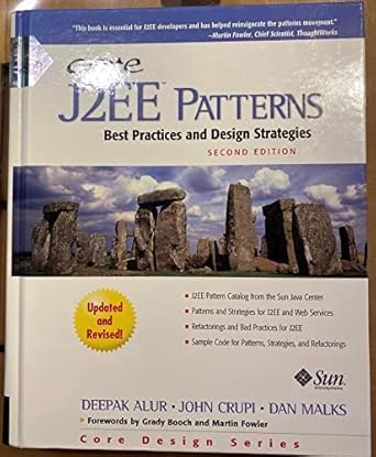 Core J2Ee Patterns: Best Practices and Design Strategies: Alur, Deepak ...