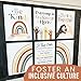 Hadley Designs 6 Rainbow Diversity Posters for Classroom, - Want It All