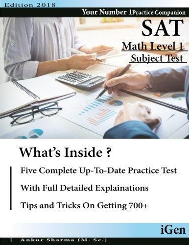Amazon.com: SAT Math 1 Subject Test: SAT Math level 1 ( 5 Practice ...