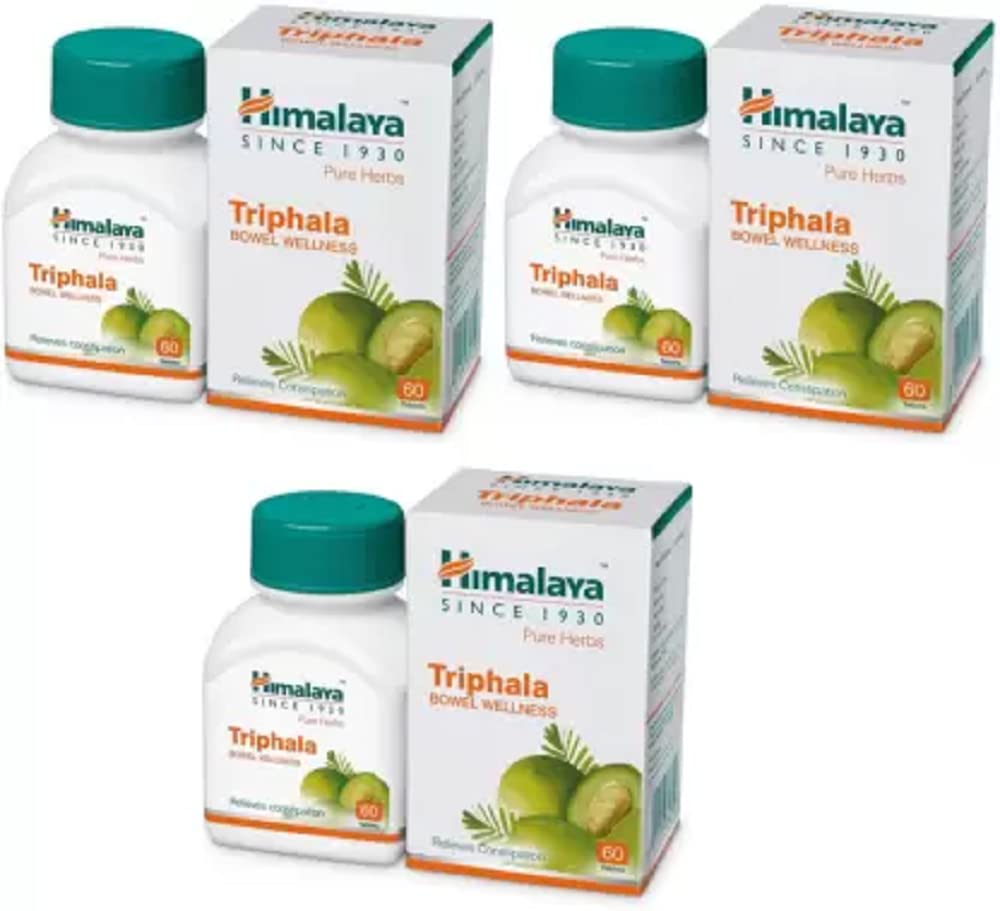 HIMALAYA Triphala for Relieving Constipation (Pack of 3) (180) : Amazon ...