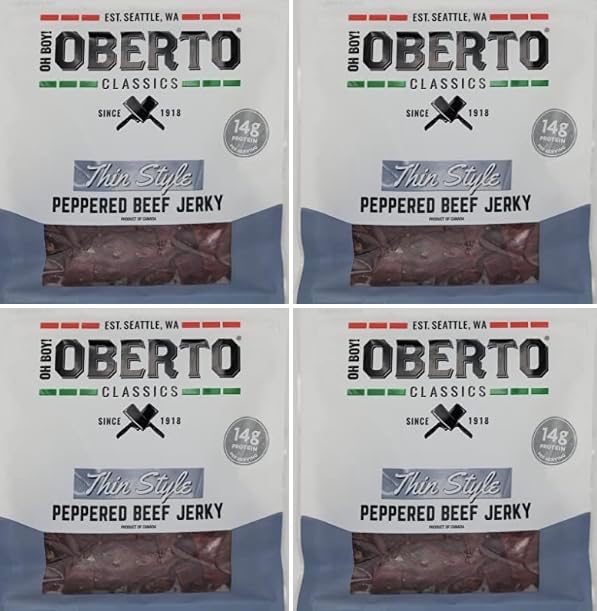 Amazon.com: Oh Boy! Oberto Classics Thin Style Peppered Beef Jerky | 2. ...