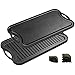 Amazon.com: Cast Iron Griddle (20" by 10"), Reversible, Pre-Seasoned ...