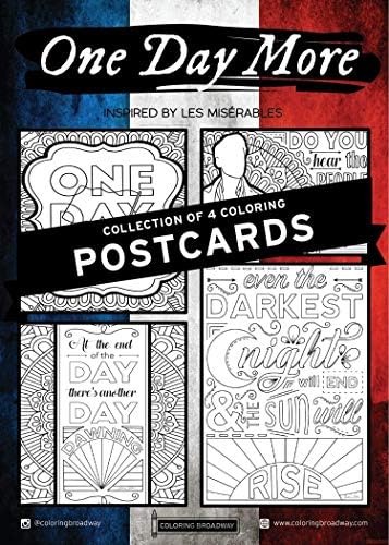 Amazon.com : Coloring Broadway - Les Miserables inspired Coloring ...