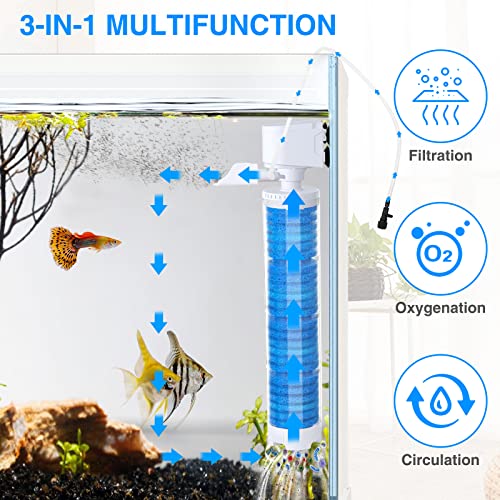 Snapklik.com : Fishkeeper Submersible Aquarium Filter For 70-100 Gal, 4 ...