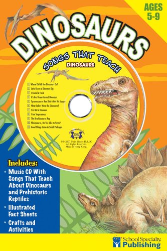 Dinosaurs Sing Along Activity Book with CD: Songs That Teach Dinosaurs ...