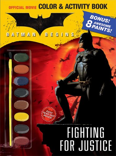 Buy Batman Begins Official movie Color & Activity Book: Fighting for ...