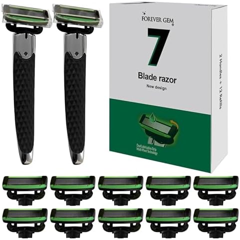 Amazon.com: Razors for Men — 7 Blade Razors for Men Sensitive Skin ...