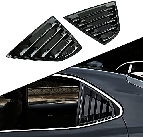 Amazon.com: LEXLEY Racing Style Rear Side Window Louvers Air Vent ...