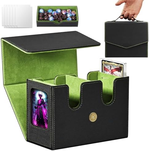Amazon.com: MTG Commander Deck Box-Patented Handle Design, Trading Card ...