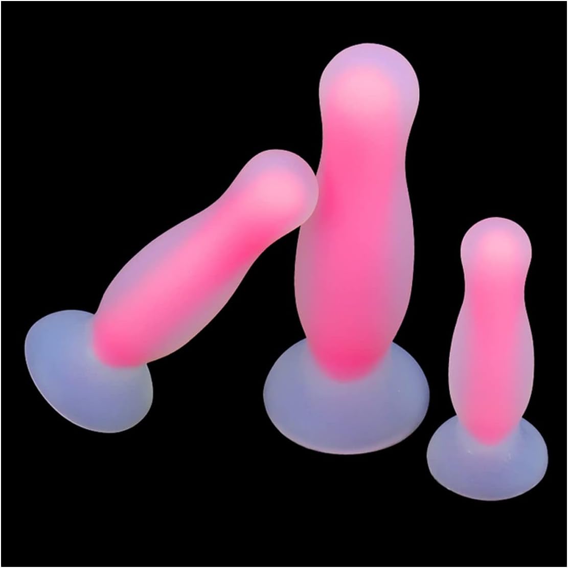 Amazon | Tsukitoy 夜光アナルプラグ 小さい アナルビーズ ディルド 初心者 細い 女性用 あなるぷらぐ 多用途 smアナル拡張拘束具-ピンク|3点セット|rubber ...