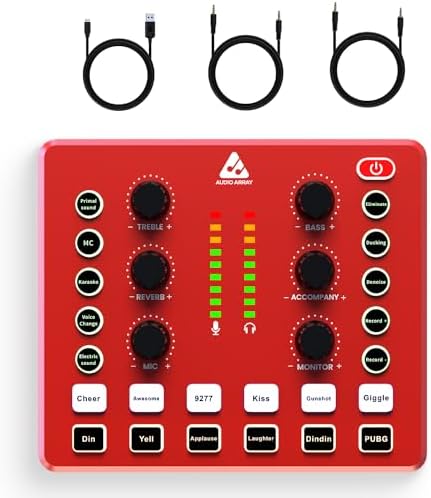 Audio Array AI-11 USB Bluetooth Soundcard, Mixer, Audio Interface | 2 ...