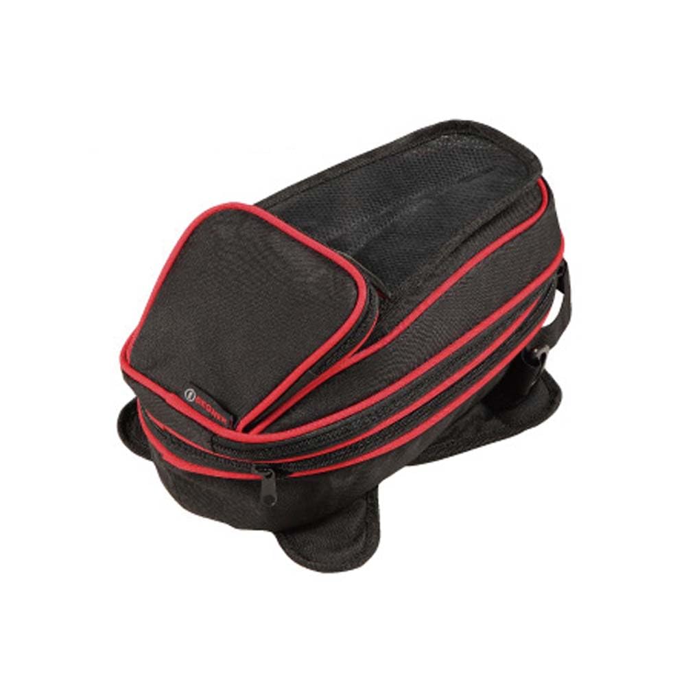 Amazon | DEGNER デグナー マグネット式 タンクバッグ オートバイ用 NB-127 ブラック/レッドパイピング | タンクバッグ | 車＆バイク