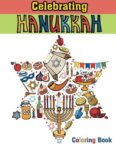 Celebrating Hanukkah Coloring Book: Kids, Marshall: 9781523885299 ...