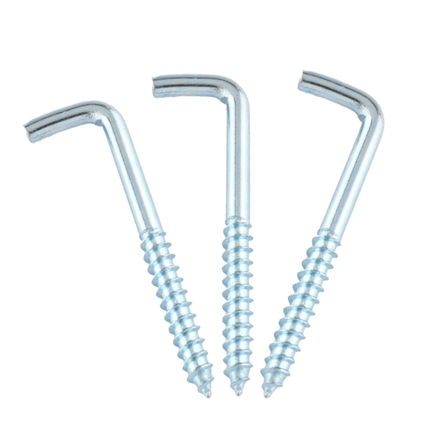 Snapklik.com : 10pcs L-Shaped Hook Carbon Steel Self-Tapping Right ...