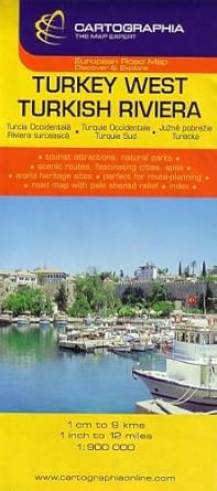 Turkey West/Turkish Riviera Map by Cartographia: Cartographia ...