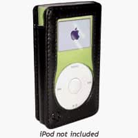 Amazon.com: DLO PodFolio Leather Case for iPod mini (Black) : Electronics