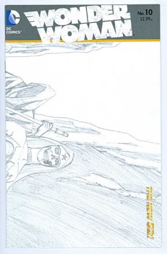 Amazon.com: Wonder Woman Vol.4 #10 "Cliff Chang Black & White Sketch ...