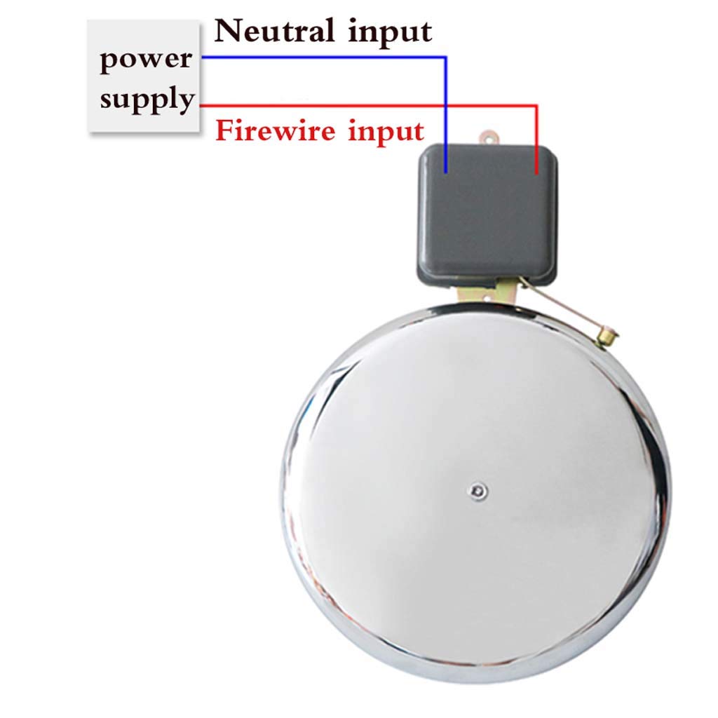 School Bell Vibrating VINTAGE SIMPLEX 4 1/2” Vibrating Fire Alarm