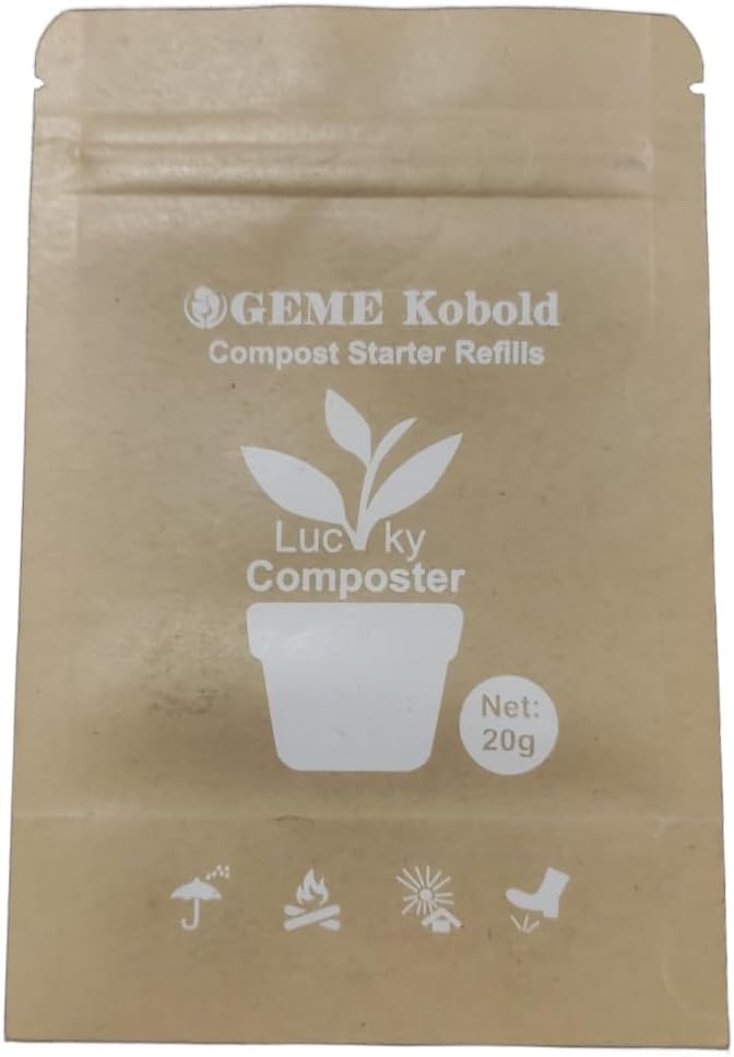 Amazon.com : GEME Compost Starter, 20G Small Bag Kobold for GEME ...