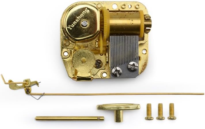 Amazon.com: MusicBoxAttic - 18-Note Mechanical Movement Music Box Gift ...
