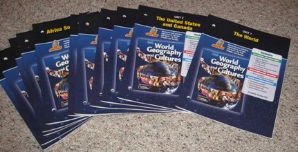 Glencoe World Geography and Cultures Unit File Resources: Various ...