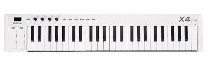 Amazon.com: midiplus X4 mini MIDI Keyboard Controller, White : Musical ...