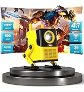 Amazon.com: XBJ Portable Projector with Wifi and Bluetooth, Upgraded ...