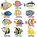 Amazon.com: Omlisca Tropical Fish Lacing Cards 12 Pack Ocean Fish Sea ...