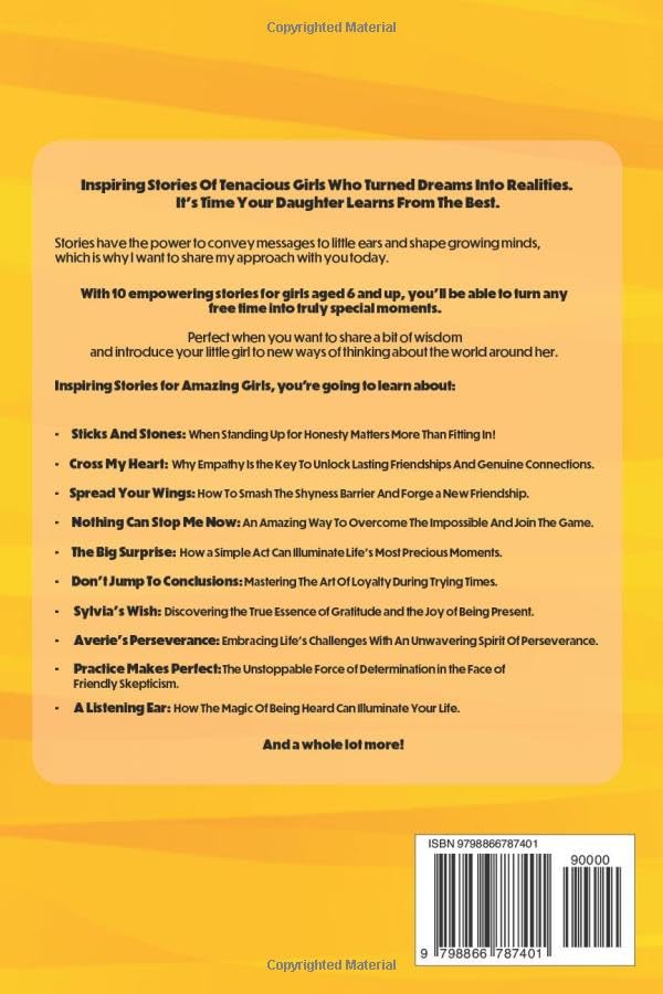 Snapklik.com : Inspiring Stories For Amazing Girls: A Motivational ...