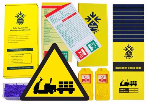 Good to Go Safety 51359 Tow Tractor Daily Inspection Kit - 275 ...