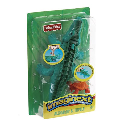 Buy Imaginext Adventures: Jungle Animals - Alligator & Turtle Online at ...
