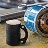 Tyre 3D Large Capacity 450 ml Ceramic Car Cup With Spoon and Handle for ...