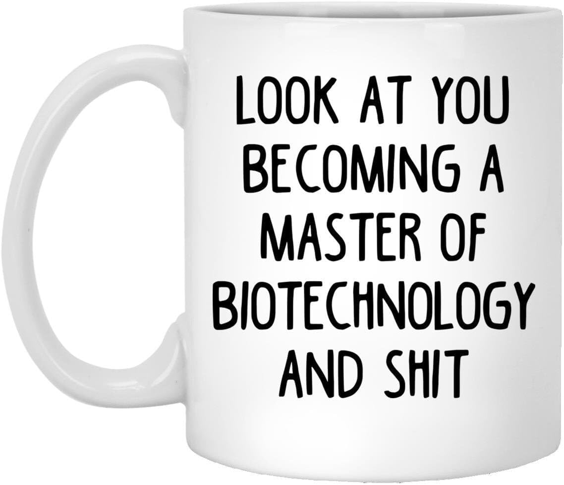 Amazon.com: Master Of Biotechnology graduation gift for men and women ...